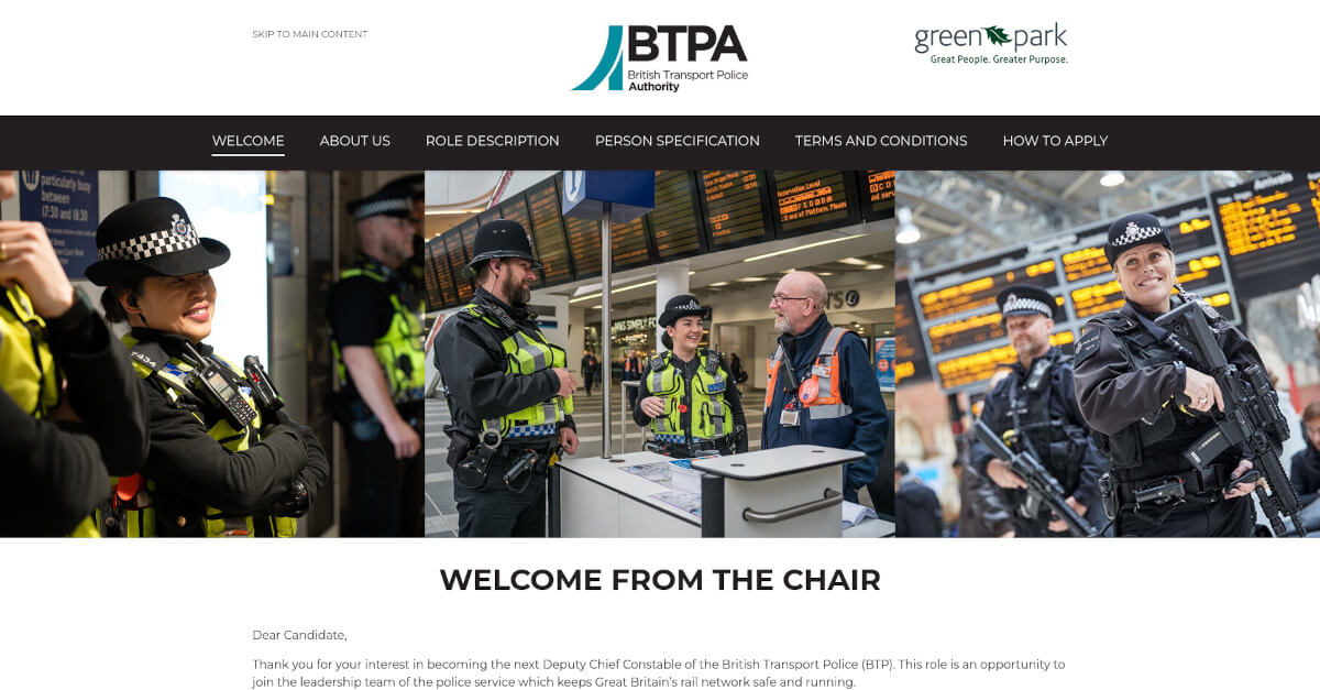 British Transport Police Authority About us