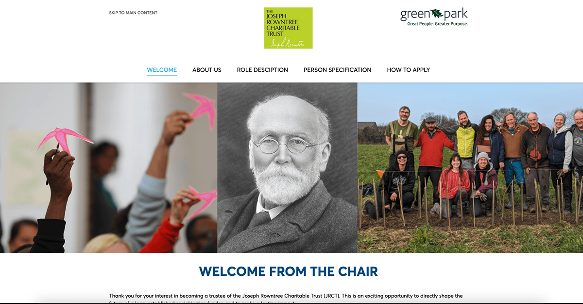 Joseph Rowntree Charitable Trust Role Description