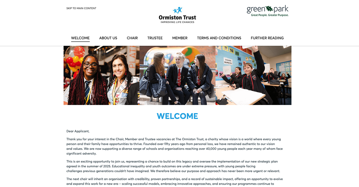 Ormiston Trust Role Description