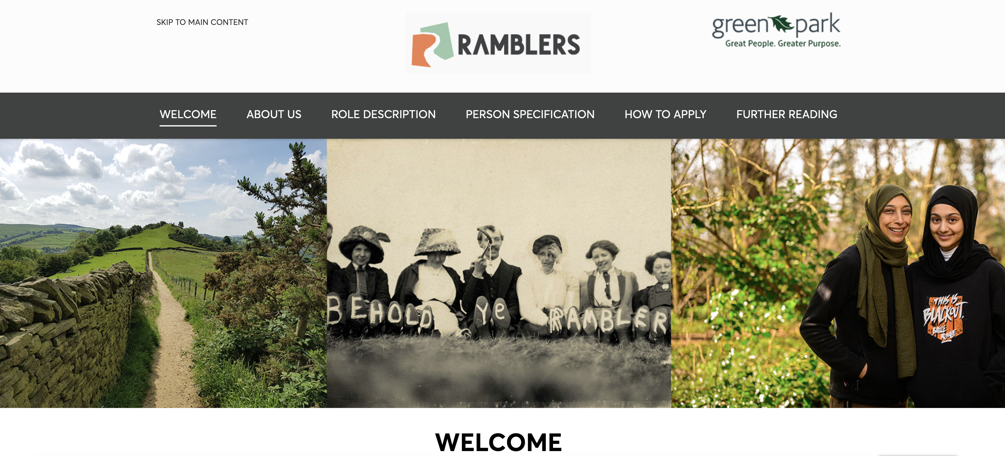 The Ramblers Role Description