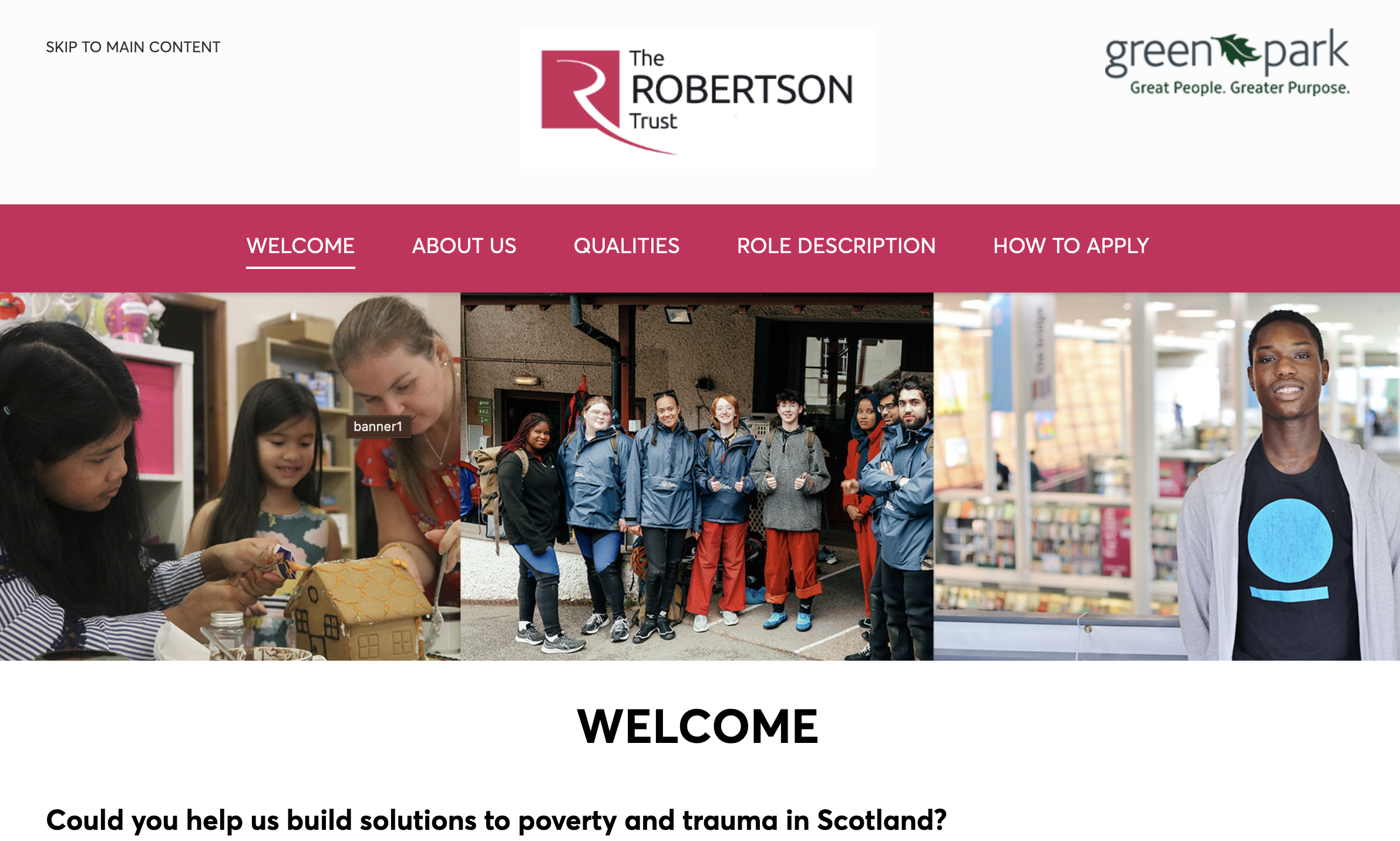 The Robertson Trust About Us