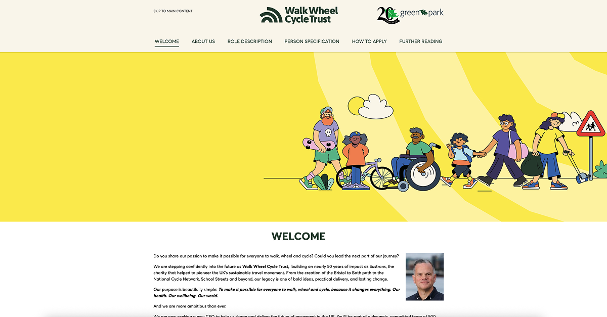 Walk Wheel Cycle Trust About us